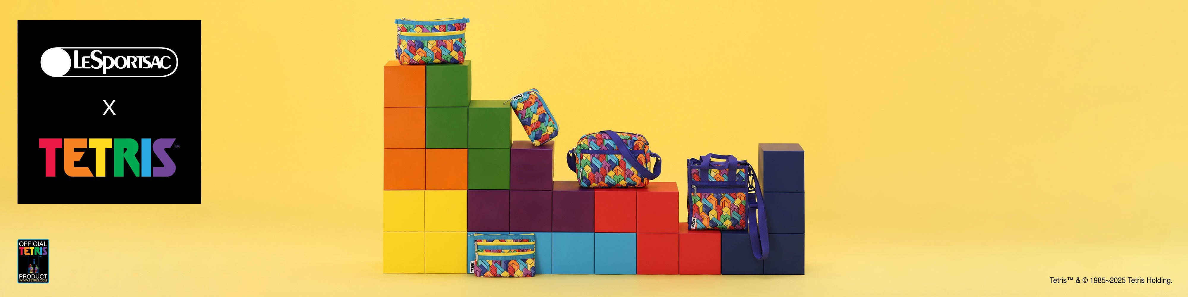 LeSportsac x Tetris™ – tagged "Tetris™ Falling Blocks"